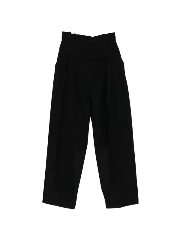 SYSTEM Belt-loop Drawstring Trousers