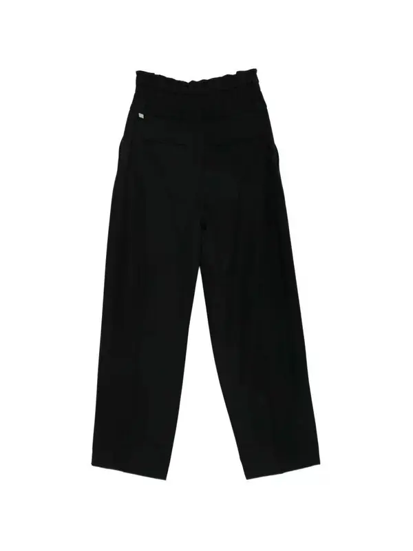 SYSTEM Belt-loop Drawstring Trousers