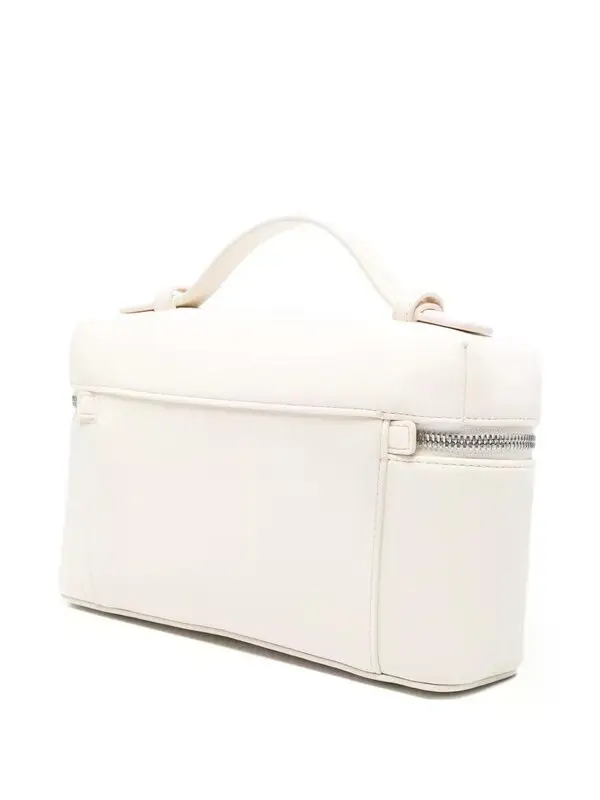 Emporio Armani Mini Leather Tote - Neutrals