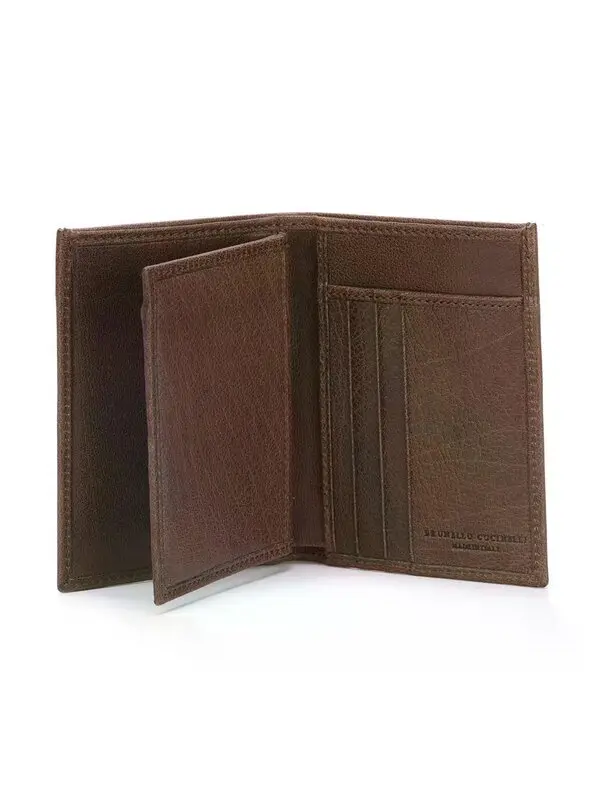 Brunello Cucinelli Embossed Logo Wallet
