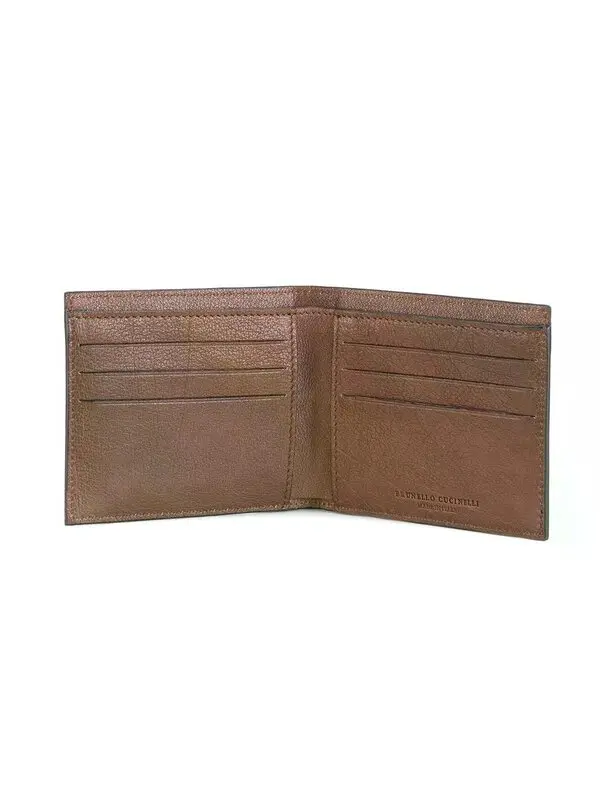 Brunello Cucinelli Logo Stamp Wallet