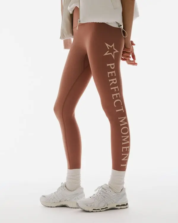 Perfect Moment Logo Leggings - Blush