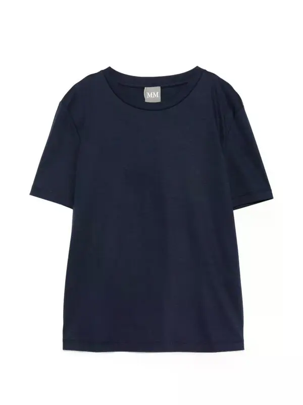 Max Mara Mmlastice Round-neck T-shirt - Blue