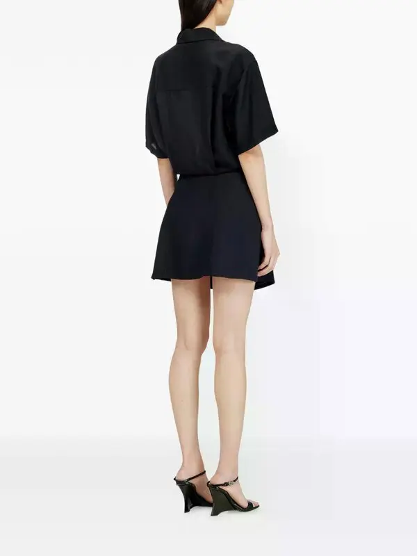 DIESEL® Stall Tie-front Mini Dress - Black