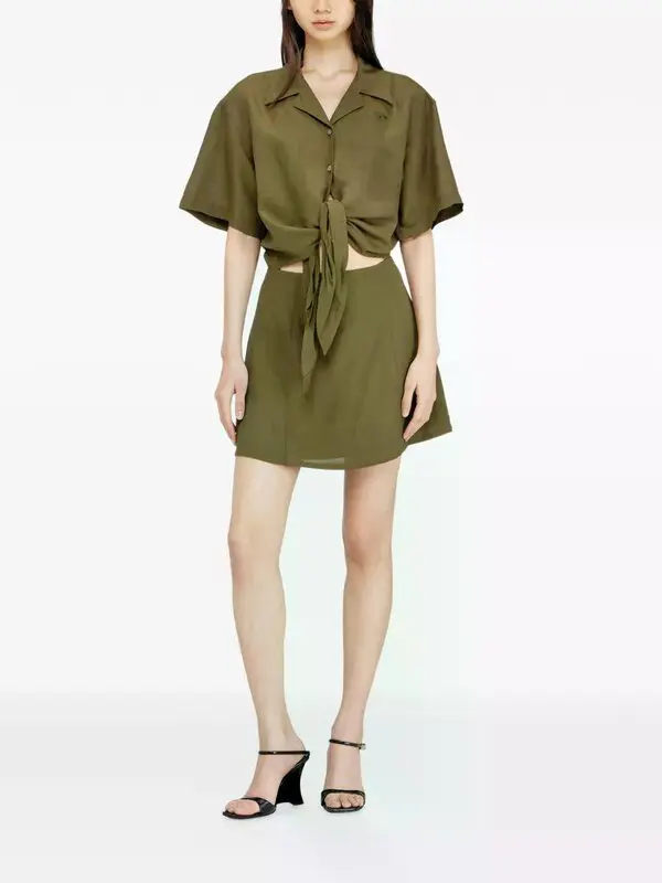 diesel dress green M-Isma Metallic Dress Diesel
