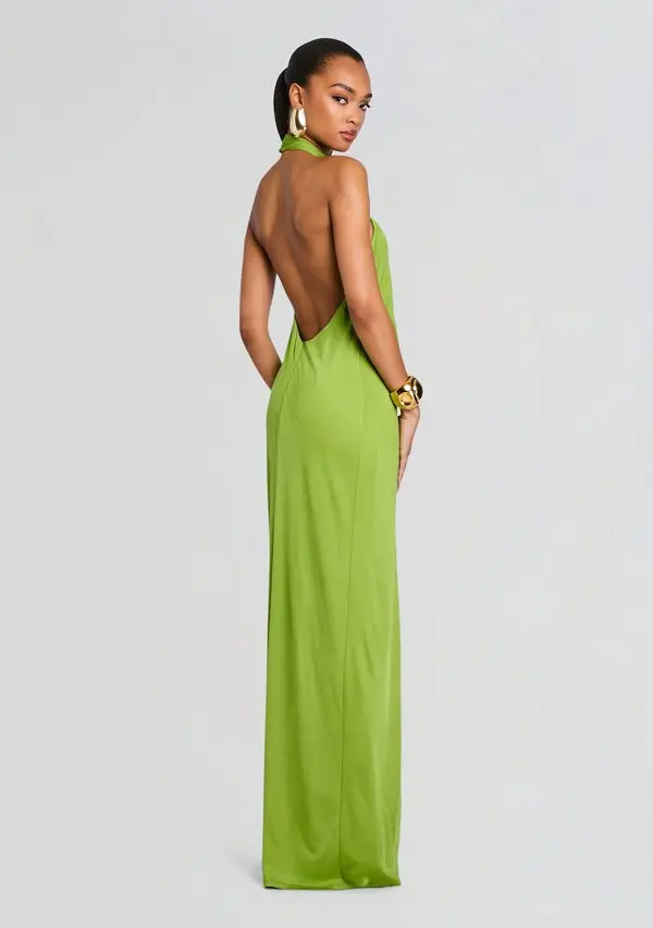 Retrofete Becs Dress - Kiwi/gold