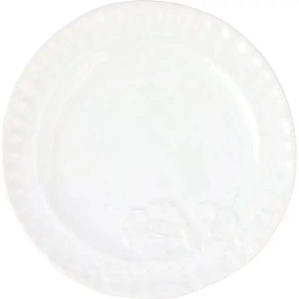 VIETRI Pietri Fiori Salad Plate - White