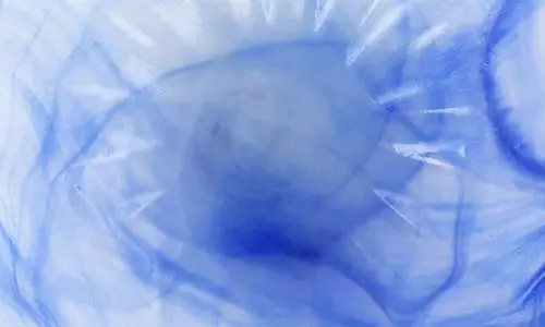 VIETRI Onda Cobalt Glass Small Bowl - Blue
