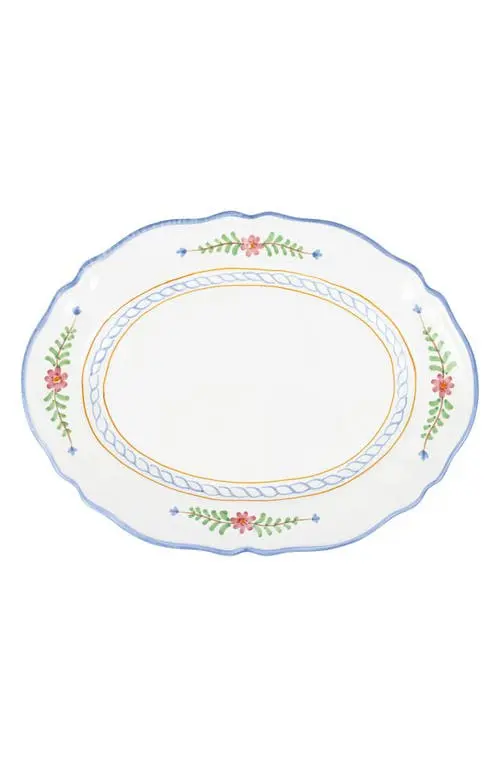 VIETRI Bella Rose Oval Platter