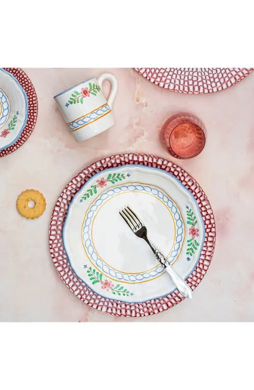 VIETRI Bella Rosa Dinner Plate