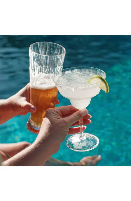 VIETRI Superglass Shatterproof Margarita Glass