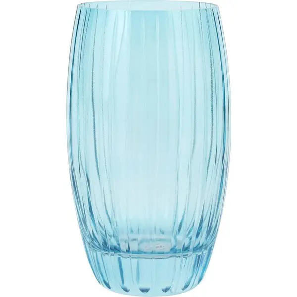 VIETRI Natalia Teal Highball Glass