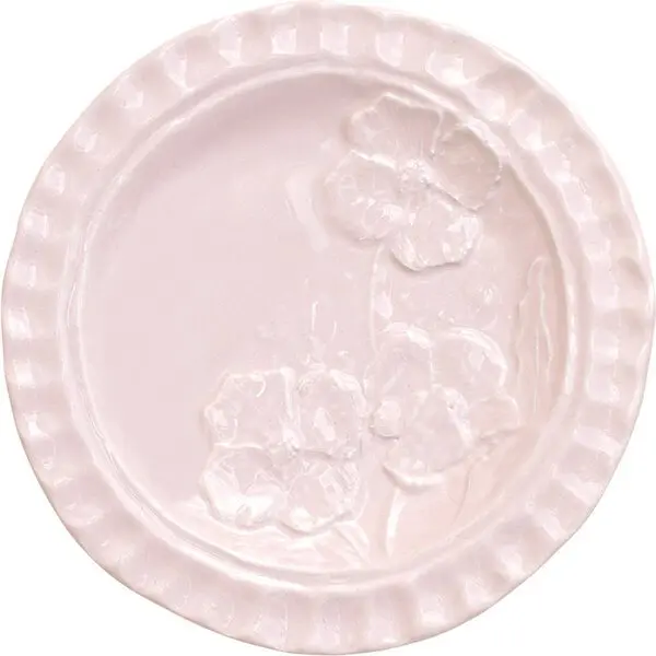 VIETRI Pietra Fiori Canape Plate - Pink