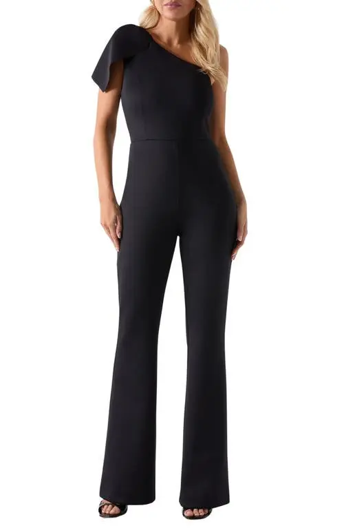 MARCIANO Andrea One-shoulder Jumpsuit - Black
