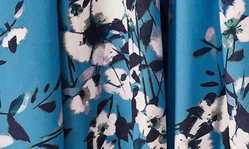 Aidan Mattox Printed Tie Waist Gown
