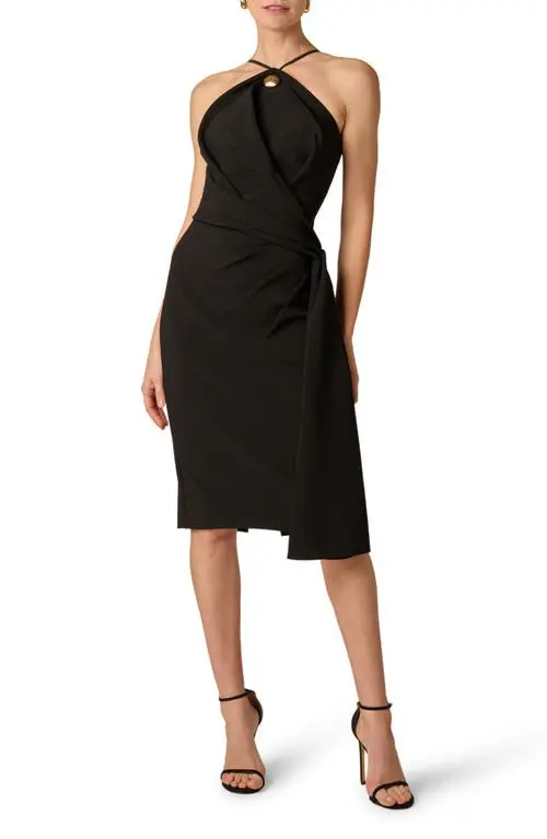 Aidan Mattox Crepe Sheath Dress