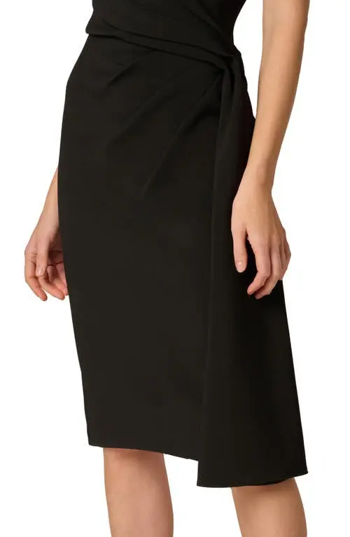 Aidan Mattox Crepe Sheath Dress