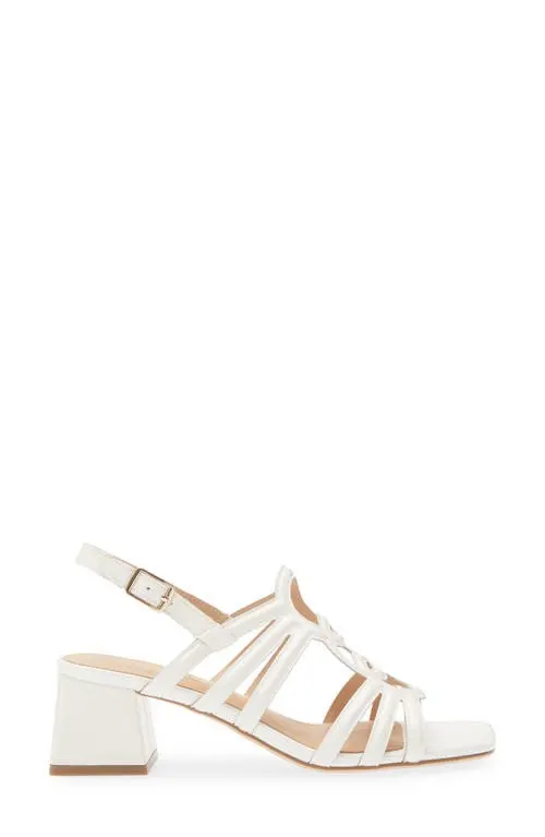 Regarde Le Ciel Amalia 07 Slingback Sandal - Naplak White