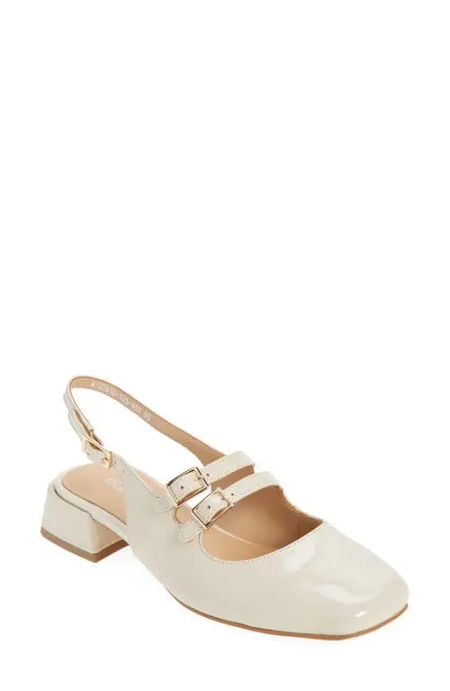 Regarde Le Ciel Lola 07 Slingback Mary Jane Pump - Naplak Beach