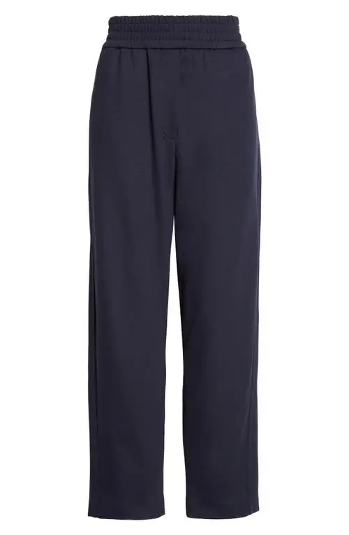Eleventy Elastic Waist Knit Pants - 11 Blue