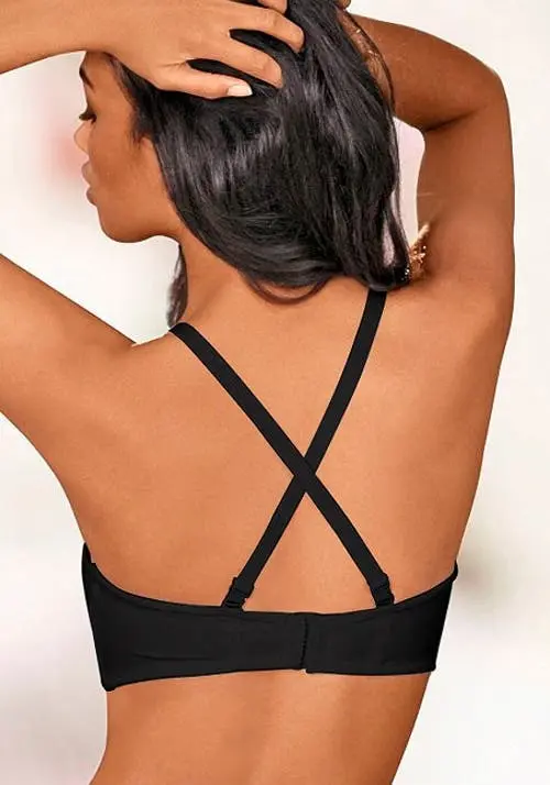 LASCANA Multiway Strapless T-shirt Bra - Black