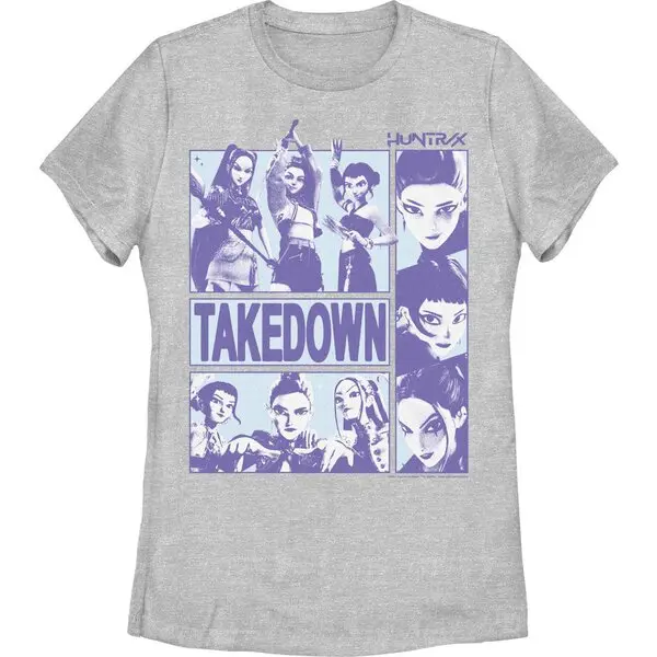 KPOP DEMON HUNTERS Takedown Huntrix Graphic T-shirt