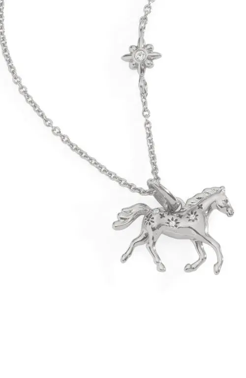 ALEX AND ANI Horse Pendant Necklace
