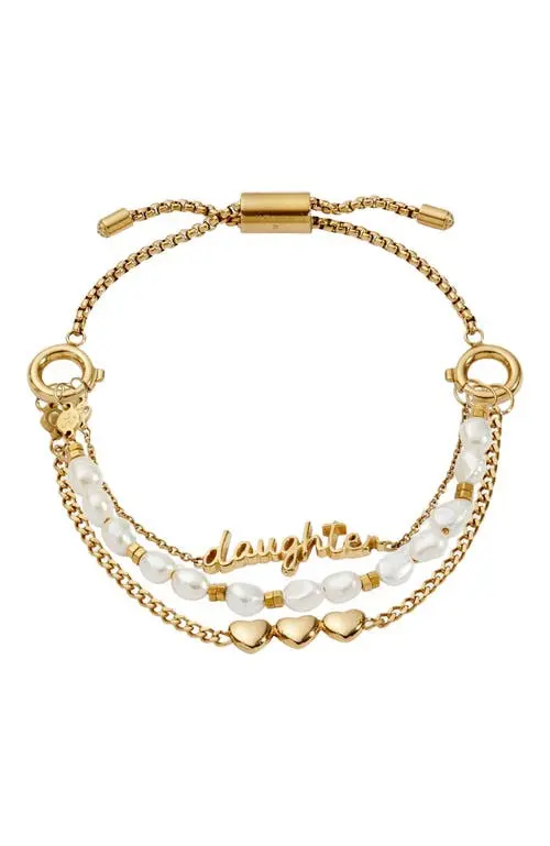 ALEX AND ANI Daughter Stranded Bracelet - White