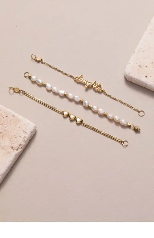 ALEX AND ANI Daughter Stranded Bracelet - White