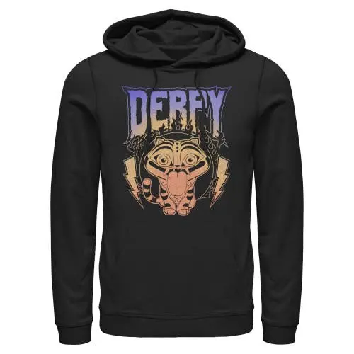 KPOP DEMON HUNTERS Mythic Lightning Derpy Pull Over Hoodie - Black