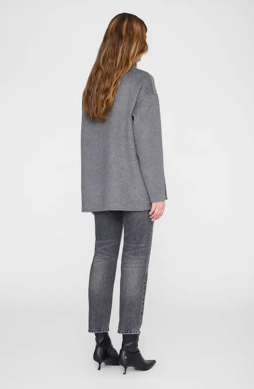 ANINE BING Cashmere Luca Jacket - Heather Grey