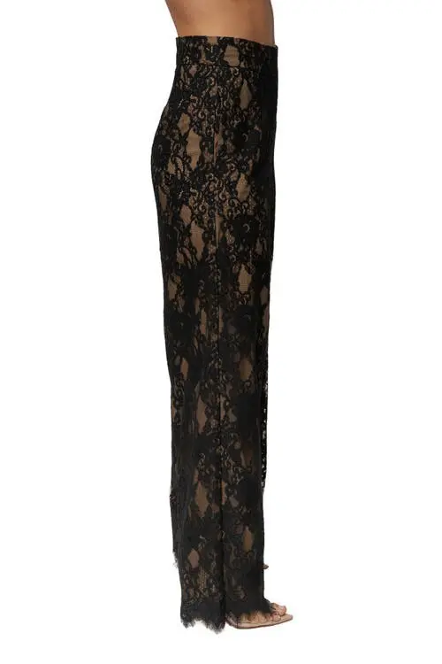 JLUXLABEL Forever Crush Lace Pant - Black