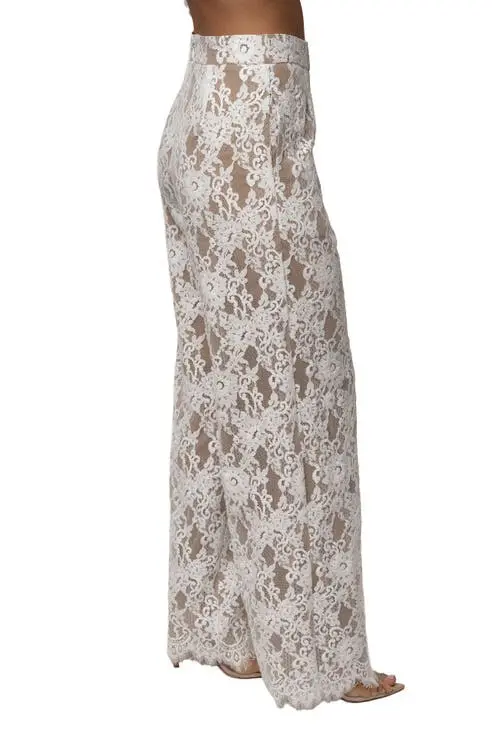 JLUXLABEL Lace Wide-leg Pant