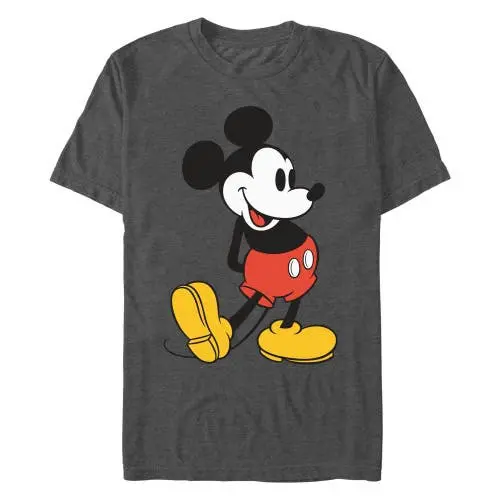 MICKEY & FRIENDS Large Pose Graphic T-shirt - Charcoal Heather