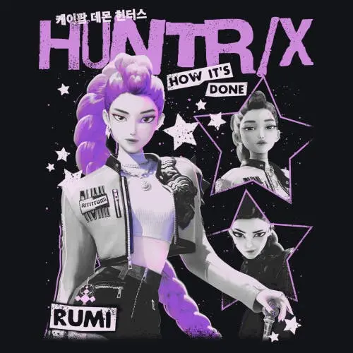 KPOP DEMON HUNTERS Pop Star Huntrix Rumi T Shirt