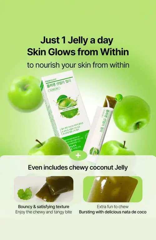 FOODOLOGY Coleology Collagen Centella Jelly 10 Sticks