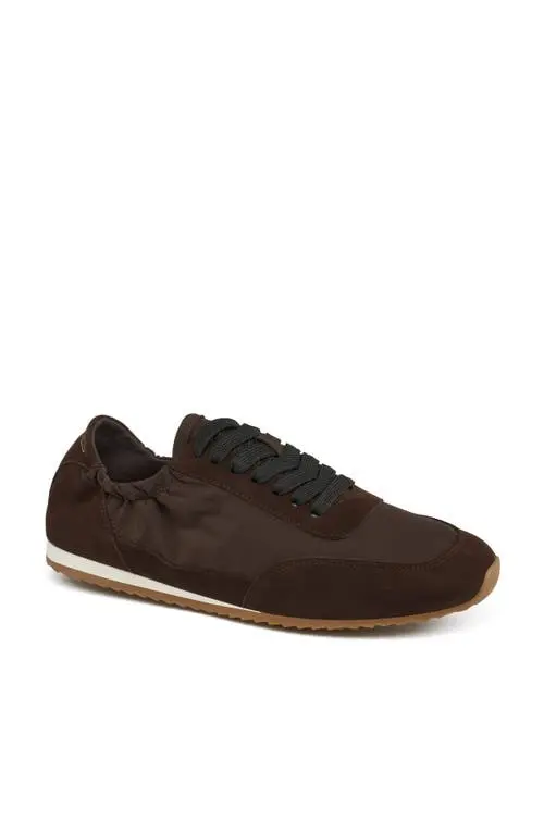 J/SLIDES NYC Prisha Lace-up Sneaker - Dark Brown