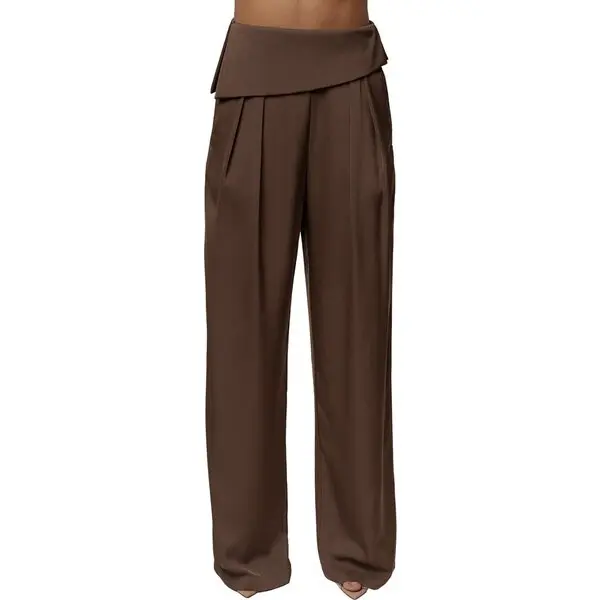 JLUXLABEL Executive Trousers - Chocolate
