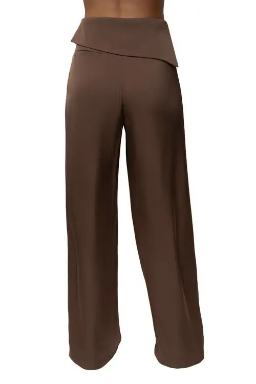JLUXLABEL Executive Trousers - Chocolate
