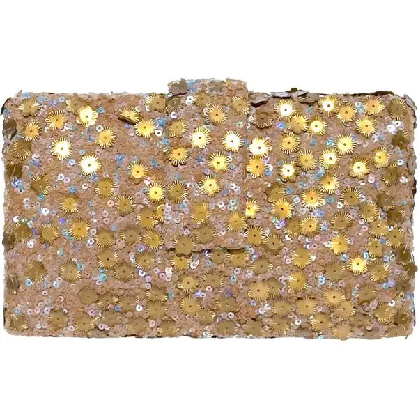 SIMITRI Floral Sequin Kitsch Clutch - Mahal