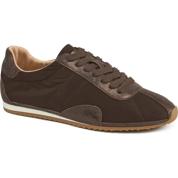 J/SLIDES NYC Preppy Lace-up Sneakers - Dark Brown