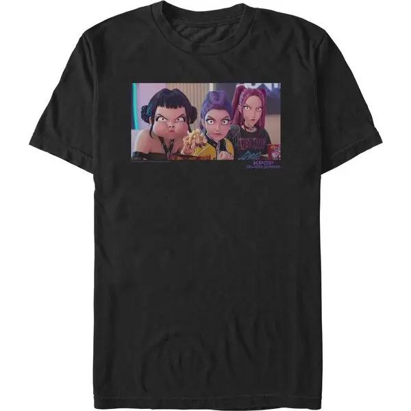 KPOP DEMON HUNTERS Angry Trio Scene T Shirt