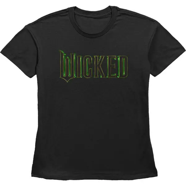 WICKED Official Logo Graphic T-shirt - Black Classic Logo