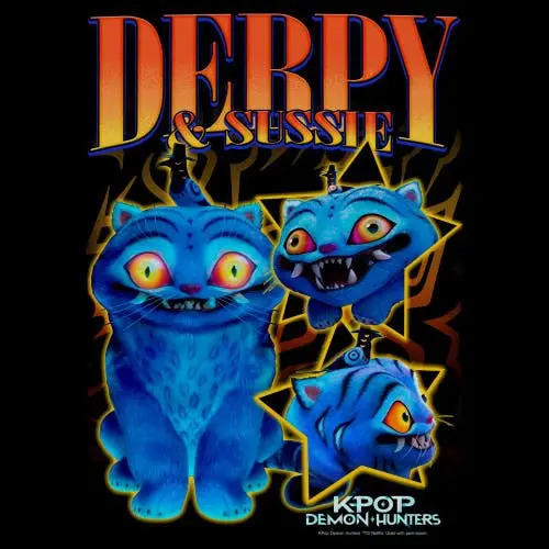 KPOP DEMON HUNTERS Derpy And Sussie Friends T Shirt