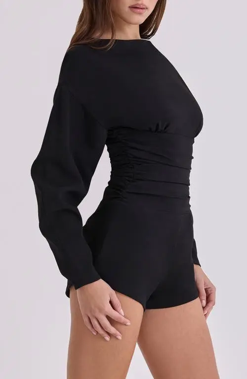House Of Cb Elisetta Long Sleeve Romper