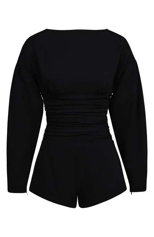 House Of Cb Elisetta Long Sleeve Romper