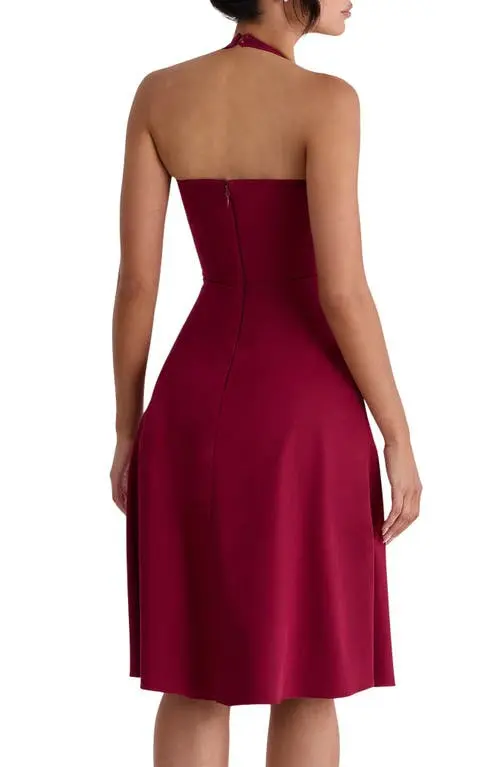 House Of Cb Carolla Halter Mini Dress