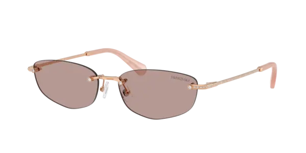 SWAROVSKI Sunglasses - Light Purple Brown