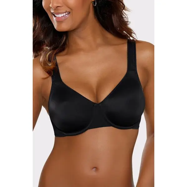 LASCANA Unlined Underwire T-shirt Bra - Black