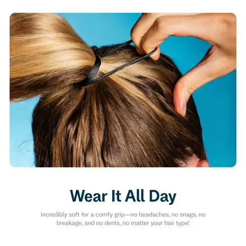 GIMME BEAUTY Low Profile Hair Bands - Black